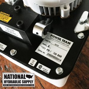 Power Team PE172 Pump, Electric Hydraulic, Portable, 2 Speed, Single ...