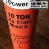 Power Team C106C, Single-Acting, Spring Return, Hydraulic Cylinder, Ram ...