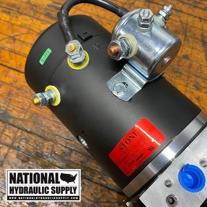 SPX Stone/Fenner 24V Hydraulic Power Unit w/ 1-Gal. Steel Reservoir ...