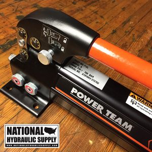 Power Team P19L, Two-Speed, Single-Acting, Portable, Hydraulic Hand ...